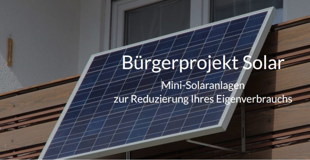 Strom sparen und Solarstrom selbst erzeugen mit PV-Kleinstanlagen - OlchingBlog,ein Service des ...