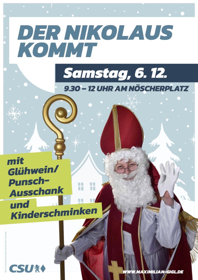 Jubiläums-Nikolaus kommt nach Olching! - OlchingBlog,ein Service des Gewerbeverbands ...